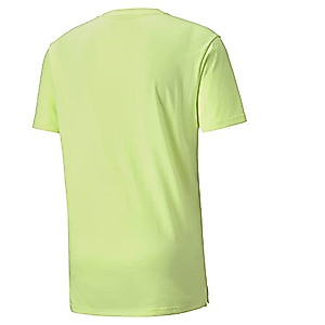 PUMA Men's Cat Tee, Fizzy Yellow Heather, S