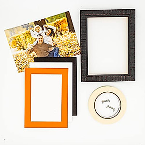 13x19 Mat Bevel Cut for 11x15 Photos - Acid Free Orange Precut Matboard - For Pictures, Photos, Framing - 4-ply Thickness