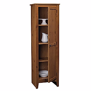Ameriwood Home Single Door Pantry, Old Fashioned Pine