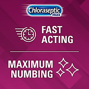 Chloraseptic Max Strength Sore Throat Lozenges, Wild Berries, 15 Count, 1 Pack