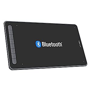 XPPen Deco LW Wireless Drawing Tablet- 10x6 Bluetooth Graphic Tablet with Battery-Free X3 Digital Stylus Wireless Drawing PAD Compatible with Chrome, Windows 11, Linux, Mac, and Android (Black)