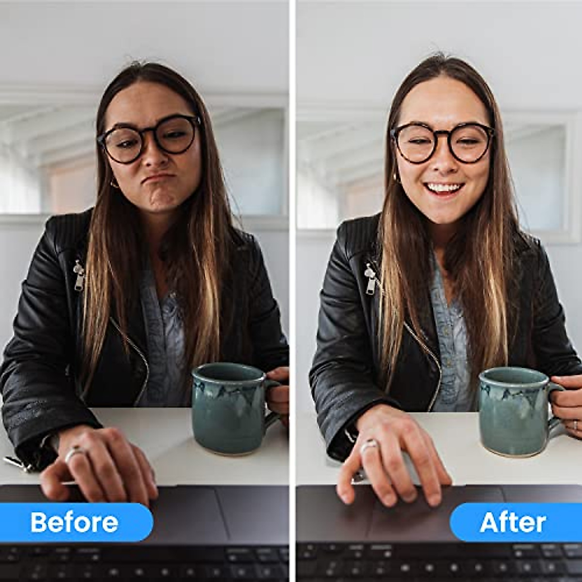 Lume Cube Video Conference Lighting Kit LITE Edition with Stand | Computer Light for Video Conferencing & Live Streaming | Laptop Light & Mount with Adjustable Brightness and Color Temperature