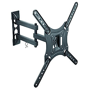 ProHT Articulating TV Wall Mount TV Stand(05416) Full Motion for Most 23”- 55” 3D LED, LCD TVs and Screens, +15°~ -15°Tilt; +90°~ -90° Swivel, VESA up to 400x400,Max Load 66lbs
