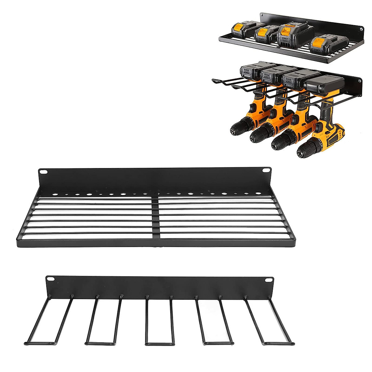 Power Tool Organizer Tool Hanging Organizer Alloy Steel Suspended Storage Rack for Utility Storage Rack for Cordless Drill