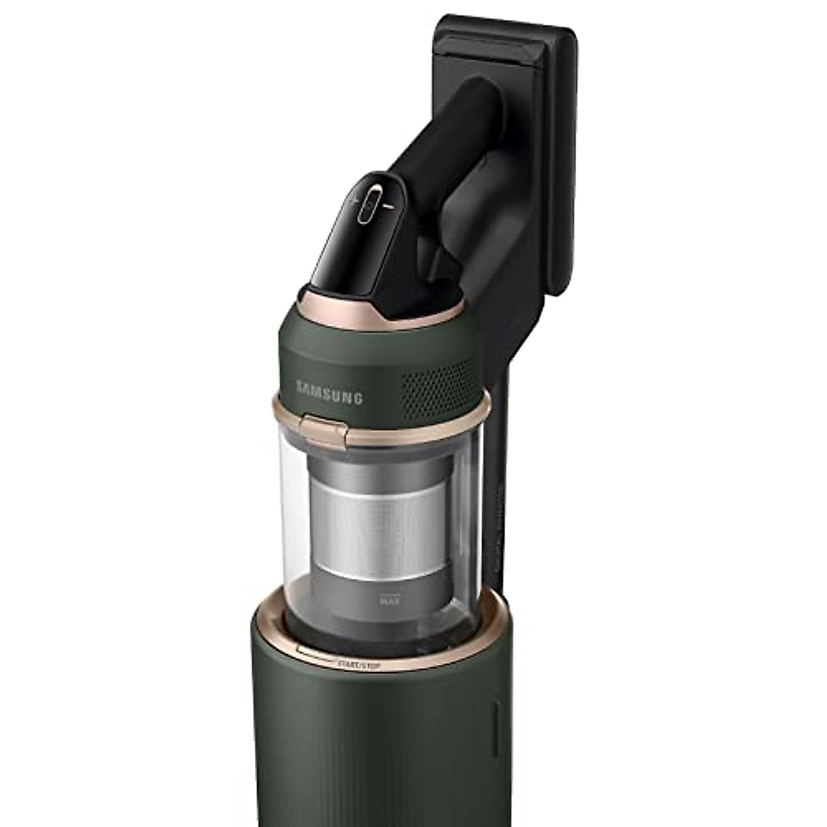 SAMSUNG BESPOKE Jet Cordless Stick Vacuum Cleaner with All In One Clean Station, Powerful Floor Cleaning for Carpet, Hardwood, Tile, Lightweight, HEPA Filtration, Woody Green