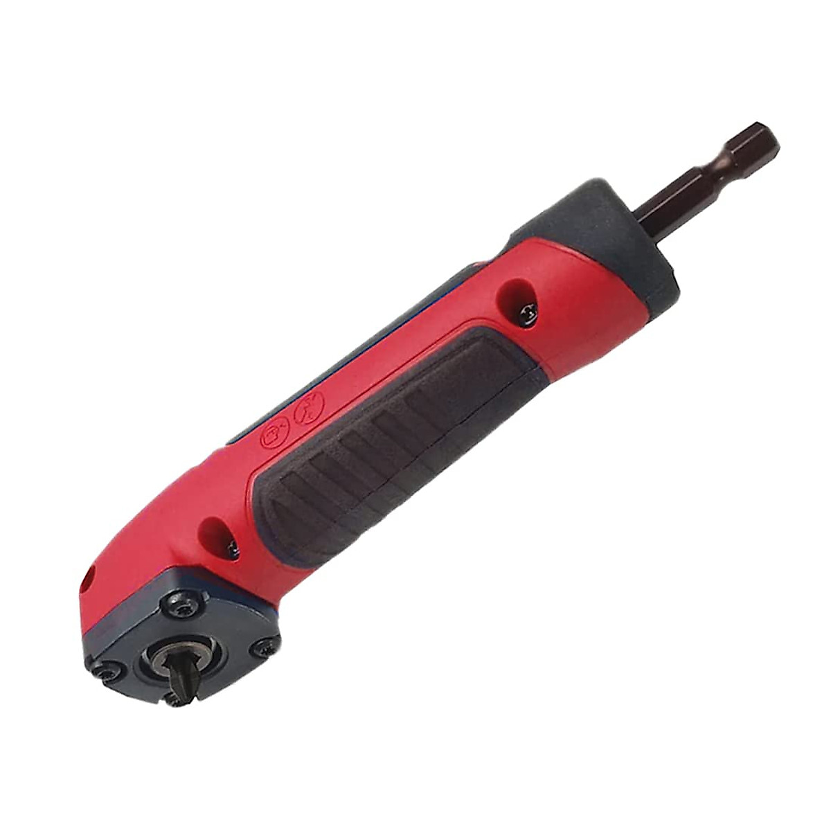 SeonFook Right Angle Drill Attachment 90 Degree Corner Device Drill Adapter Impact Driver Socket Screwdriver Extension Drill Bit Holder for Drilling or Driving in Tight Spaces