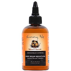 Sunny Isle Jamaican Black Castor Oil Root Repair Growth Oil 4oz | Damage Reversal Formula | Nourishes Hair follicles | Moisturizes Scalp to Strengthen and Prevent Hair Loss