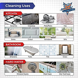 Bring It On Cleaner Hard Water Stain Remover, Shower Door Cleaner, Clean Tile and Grout, Windows, Fiberglass, Tubs, Chrome (2 Pack)