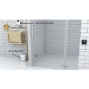 DAZULI 3KW 4.5KW 5KW 6KW 7KW 8KW 9KW 10.5KW 12KW 15KW 18KW Steam Generator Shower Steam Generator Sauna for Steam Bath Steam Shower and Steam Baths Private and Commercial Steam Device,6KW