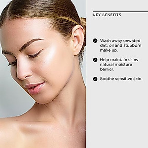 COSMEDIX Hydrating Face Wash for Women & Men, Benefit Clean Gentle Cleanser Gel - Moisturizing Face Cleanser & Pore Minimizer For All Skin Types - Facial Cleanser Makeup Remover for Glowing Skin