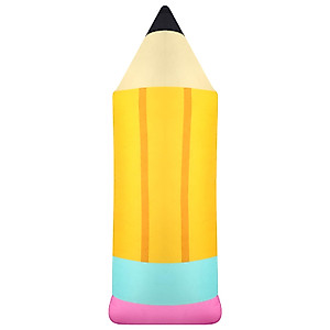 CroBlissful Cute Pencil Pillow Kids Classroom Plush Pillow Large Throw Pillow Back School Cushion Creative Cute Pencil Plush for Reading Room Decoration Birthday Party Teacher Gift