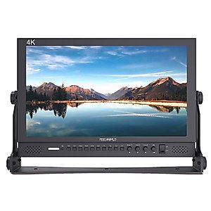 FEELWORLD P173-9HSD 17.3" Broadcast Director Production LCD Monitor with 3G SDI HDMI YPbPr Input Output Aluminum Design 1920×1080