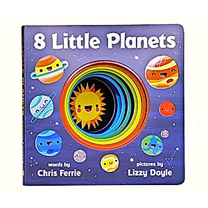 8 Little Planets: A Solar System Book for Kids with Unique Planet Cutouts