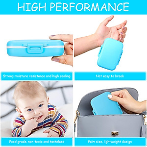 Jetec 2 Pieces Baby Teeth Keepsake Box PP Tooth Fairy Box Kids Tooth Storage Holder Organizer for Lost Teeth Cute Kids Deciduous Collection to Keep the Childhood Memory(Blue and Pink)