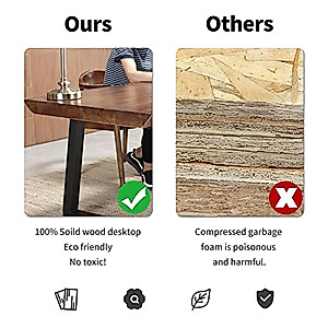 SXXjiaju Company Desk Study Bedroom Learning Writing Desk Solid Wood Desk Office Desk Desktop Computer Desk Home Minimalist Bedroom Desk Long Table Modern Gaming Workbench…