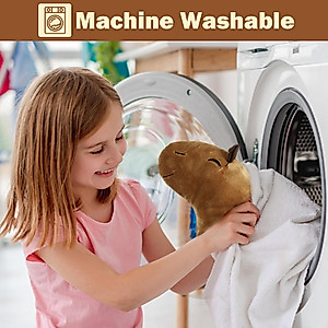 EVOLVEOVER Capybara Stuffed Animal Plush Toy,Capybara plushie,Stuffed Capybara Gifts (7.8 inches)