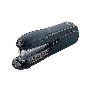 Max Flat-Clinch Black Standard Stapler with 30 Sheet Capacity (HD-50DFBK)
