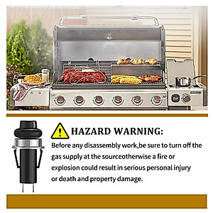 WAO ZONE Replacement for Weber Grill Igniter Switch，GS4 Ignition Push Button Switch Fit for Weber Spirit E/S-210 220 310 315 320 330 Gas Grills