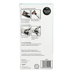 Amazon Basics 3-Blade Motion Sphere Razor for Men with Dual Lubrication, Handle & 20 Cartridges, Cartridges fit Amazon Basics Razor Handles only, 21 Piece Set, Black (Previously Solimo)