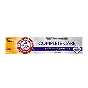Arm & Hammer, Complete Care Toothpaste Whole Mouth Protection Six Pack – Fresh Fluoride Toothpaste, Mint, 72 Ounce, (Pack of 12) (Packaging May Vary)