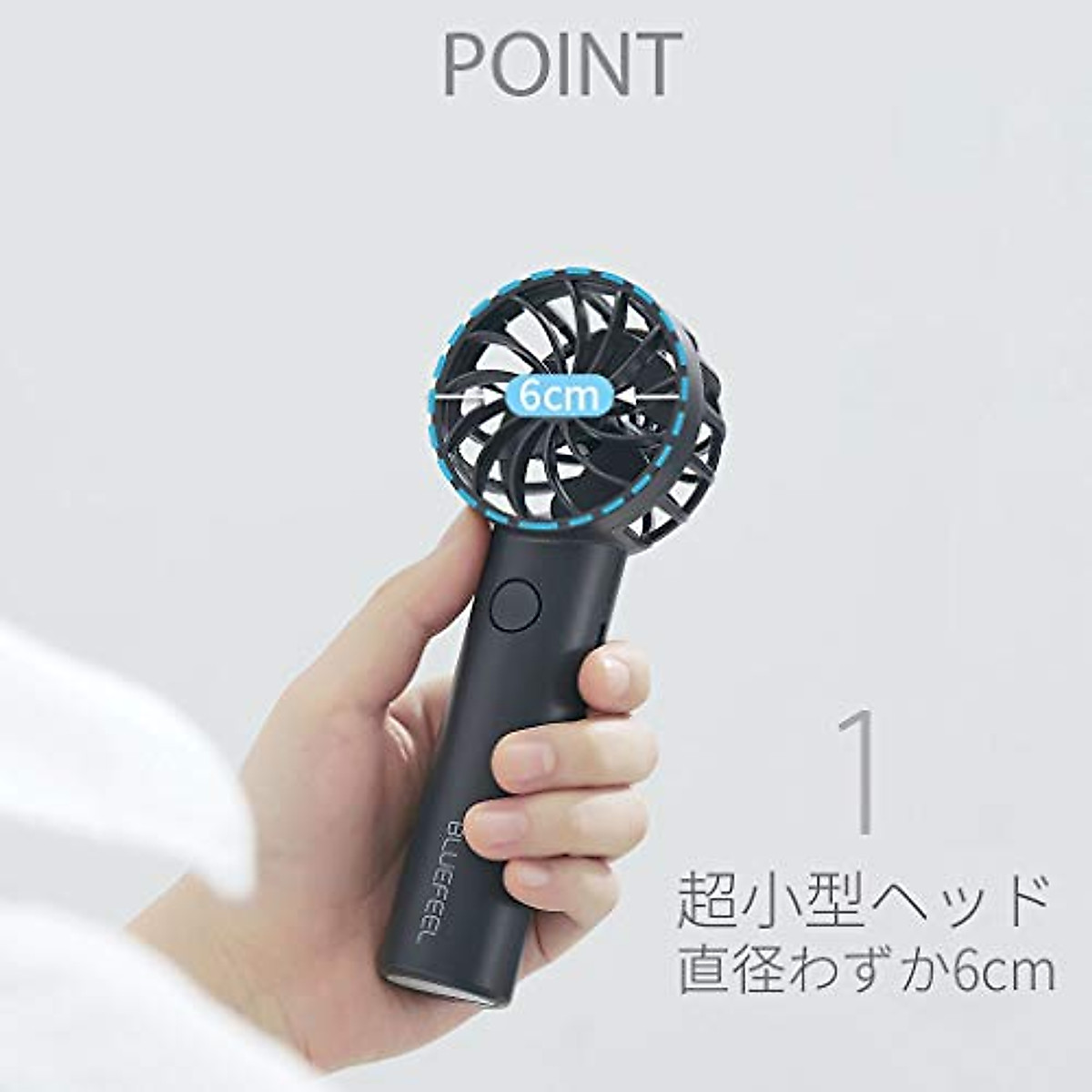 Minihead Fan Pro (Pink) - Mini Handheld Fan, 24-Hour Battery, lightweight 0.22lbs(99g), Pocket-Sized, Strong Airflow, Must-Have Item For Summer, Turbo Mode + 3 Wind Settings