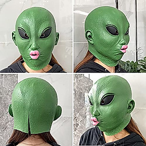 Green Fish Mask, Funny Animal Mask, Latex Fish Head Costume For Adults Halloween Animal Fish Head Mask