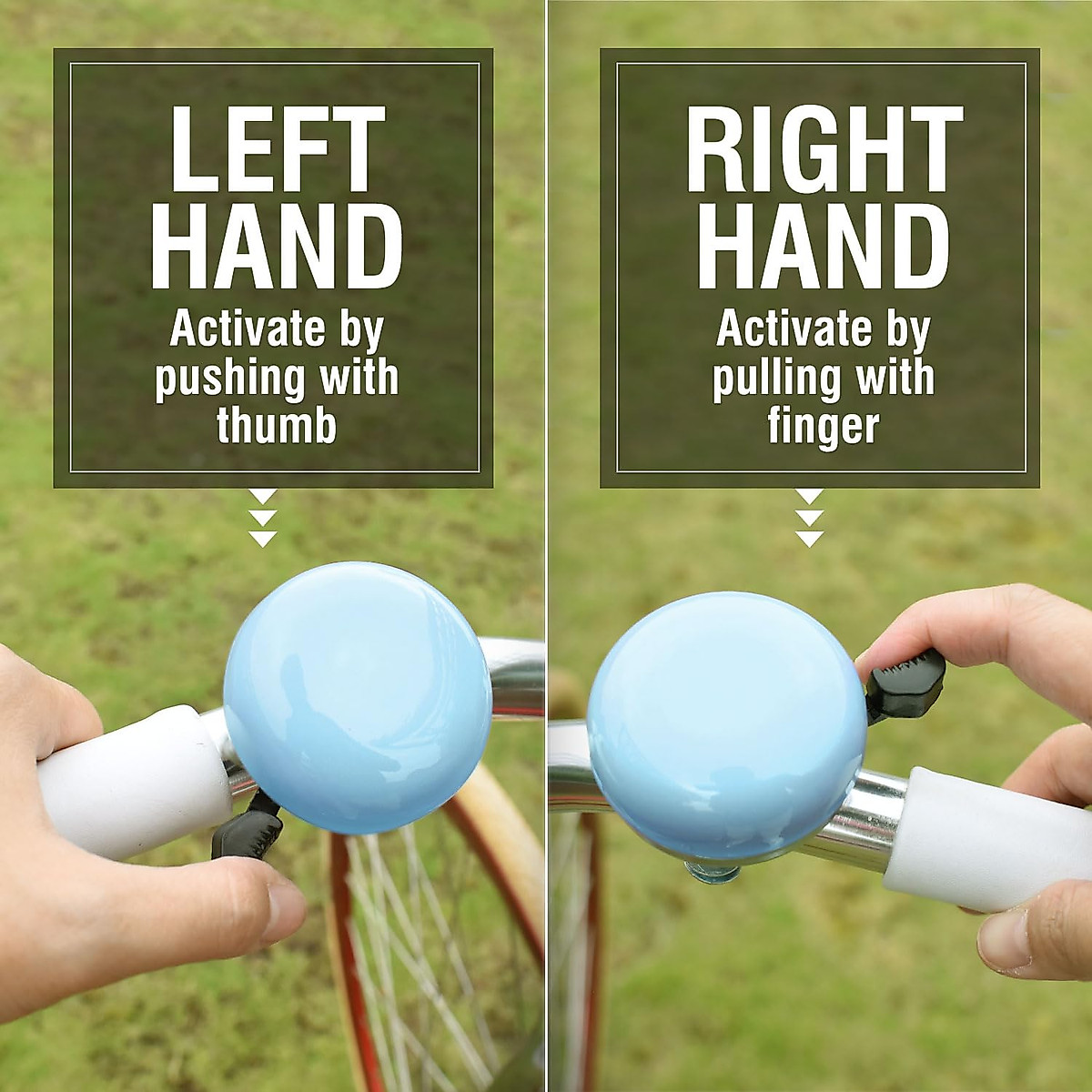 Marque Beach Cruiser Bike Bell (Blue)