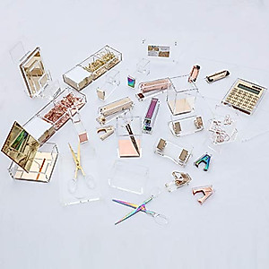 Acrylic Multi Color Office Scissors (7") by DS DRAYMOND STORY - Desktop Stationery (Wife Birthday Gift Ideas)