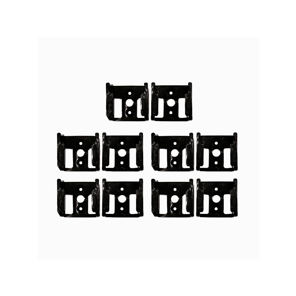 (10 Pack) Locking Battery Holder for Milwaukee M18 Batteries - Wall Mount - Commander Tools