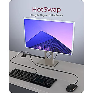 Icy Box Black Black Mit Audio EIN- und Ausgang