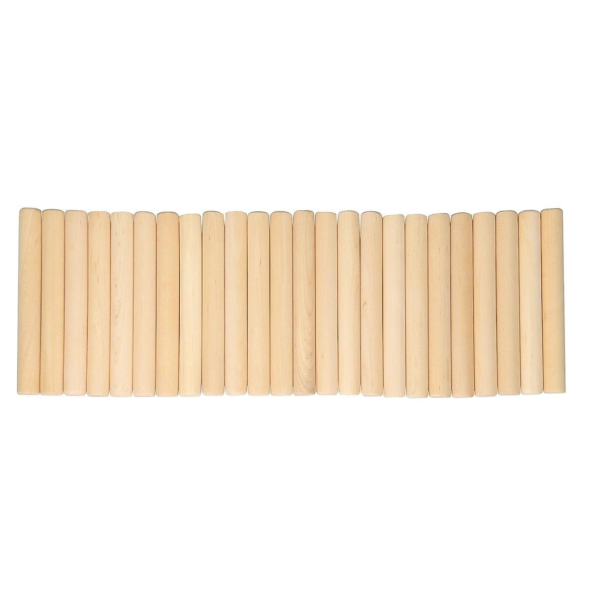 West Music BBSL6 6" Maple Lummi Sticks (12 Pairs) - Durable Classroom Percussion Tool for Kids - Ideal for Rhythm Learning & Group Activities.