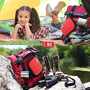 I GO 85 Pieces Hard Shell Mini Compact First Aid Kit, Small Personal Emergency Survival Kit for Travel Hiking Camping Backpacking Hunting Marine Car