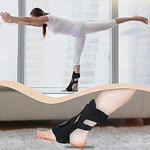 Whywag Plantar Fasciitis Night Splint Women or Men Relieves Pain Associated, Soft Memory Foam Pad Relieves Plantar Fasciitis Brace and Tendonitis Relief Foot Drop Heel Arch Pain (Stretch Version)