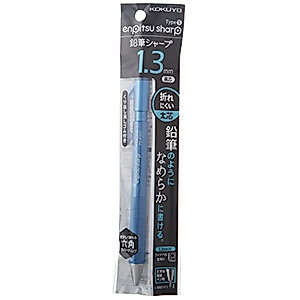 Kokuyo Mechanical Pencil, Enpitsu Sharp Type S, 1.3mm, Blue (PS-P201B-1P)