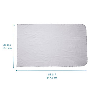 ECR4Kids Blanket, Rest Time Accessories, White, 12-Pack