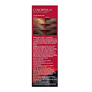 Revlon Permanent Hair Color, Permanent Brown Hair Dye, Colorsilk with 100% Gray Coverage, Ammonia-Free, Keratin and Amino Acids, Brown Shades (Pack of 3)