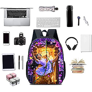 MeiPing Cartoon Backpack High Capacity Multifunction Anime Casual Backpack Lightweight Travel Backpack 17 Inch, One Size