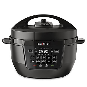 Instant Pot RIO Wide Base, 7.5 Quarts, Large Searing Base, WhisperQuiet Steam Release, 7-in-1 Electric Multi-Cooker, Pressure Cooker, Slow Cooker, Rice Cooker, Steamer, Sauté, Yogurt & Warmer