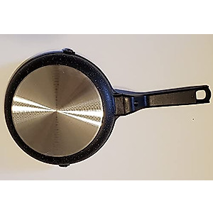 Heritage The Rock Egg Frying Pan, Aluminum Body, Dishwasher & Oven Safe, Black, 18cm