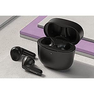 Philips T2236 True Wireless Headphones with IPX4 Water Resistance and Super-Small USB-C Charging case