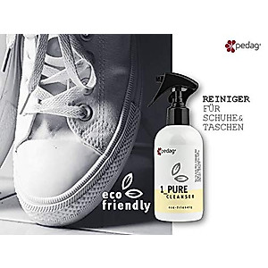 Pedag Pure Cleanser for Sneakers and Soles Eco Friendly, Colorless, 7.43 Ounce