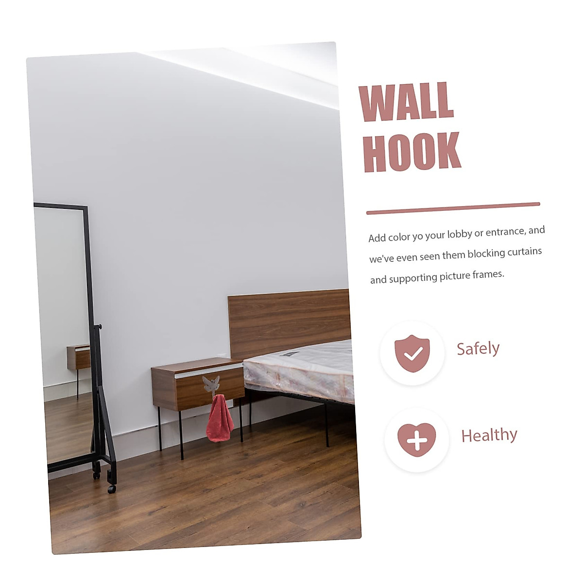 Zerodeko Sturdy Iron Material Coat Hanger Wall Mount Dragonfly Key Decor Clothes Hook