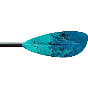 Carlisle Magic Plus Kayak Paddle with Polypropylene Blades and Wrapped Fiberglass Shaft, 230cm - Seaglass