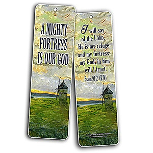 Be Still My Soul Religious Bookmarks Cards (60-Pack) - Stocking Stuffers for Men Women Baptism, Youth Group, Cell Group, VBS Bible Study, Mission Trip - Best Church Supplies