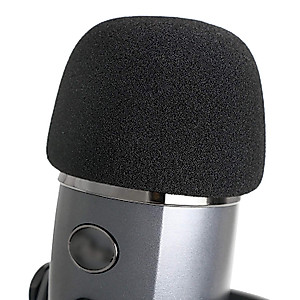 YOUSHARES Yeti Nano Microphone Foam Windscreen - Mic Wind Cover Pop Filter Foam Cover, Professional Customized for Blue Yeti Nano, The Thicker Blue Yeti Nano Pop Filter is a Good option.