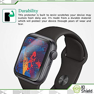 IQ Shield Matte Screen Protector Compatible with Apple Watch SE (40mm)(6-Pack) Anti-Glare Anti-Bubble Film