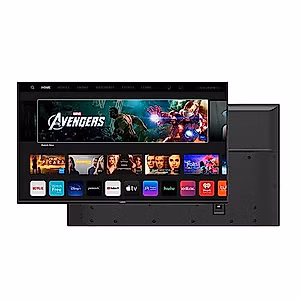 VIZIO 55-Inch Class V-Series LED 4K UHD Smart TV, Dolby Vision, HDR10+, Smartcast, Apple Airplay 2 & Chromecast Built-in + Free Wall Mount (No Stands) - V555-J01 (Renewed)