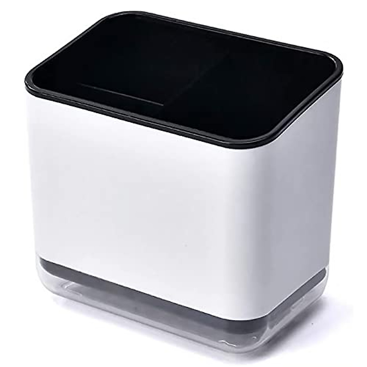 Tengfy Utensil Holder for Kitchen Counter Spoon Holder Silverware Holder Utensil Caddy Cutlery Drainer Sink Caddy-Black