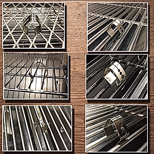 Butchers Code - Universal 3 Hole - 3 Pack - A Style - Grill Probe Clip - for Ambient Temperature Readings (3)