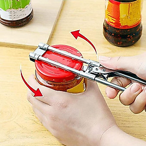 (2pcs) Master Opener Adjustable Jar & Bottle Opener, Adjustable Multifunctional Stainless Steel Can Opener Jar Lid Gripper, Manual Jar Bottle Opener Kitchen Accessories